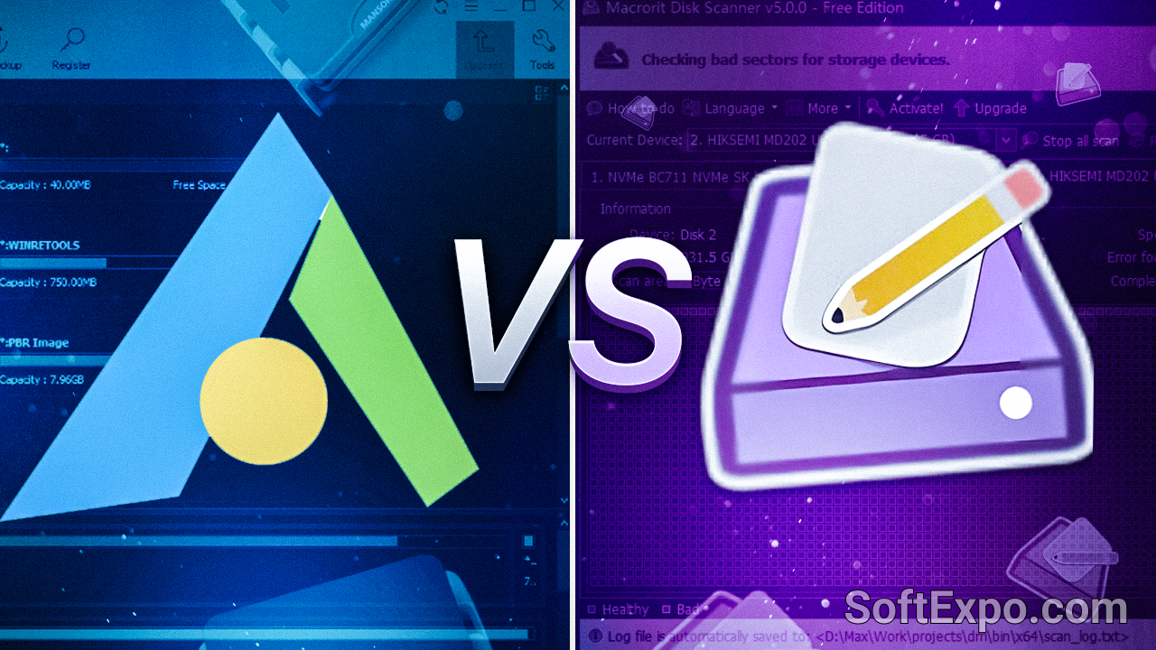 Macrorit Disk Partition Expert Vs Aomei Partition Assistant