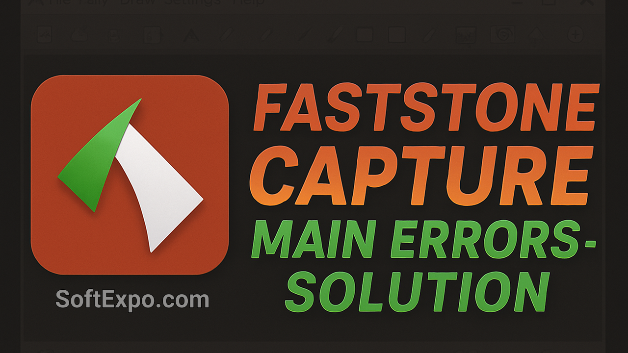 FastStone Capture Main Errors Solution