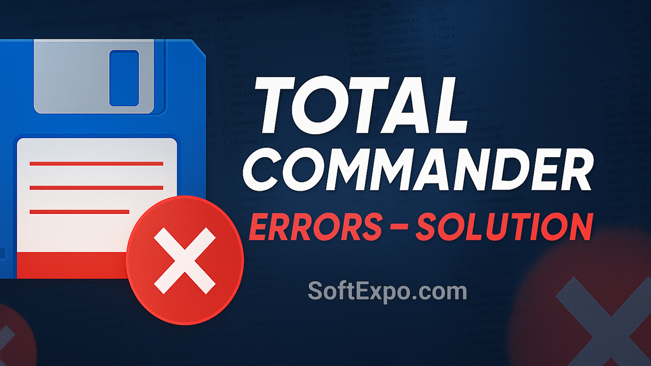 Solution of popular Total Commander errors.