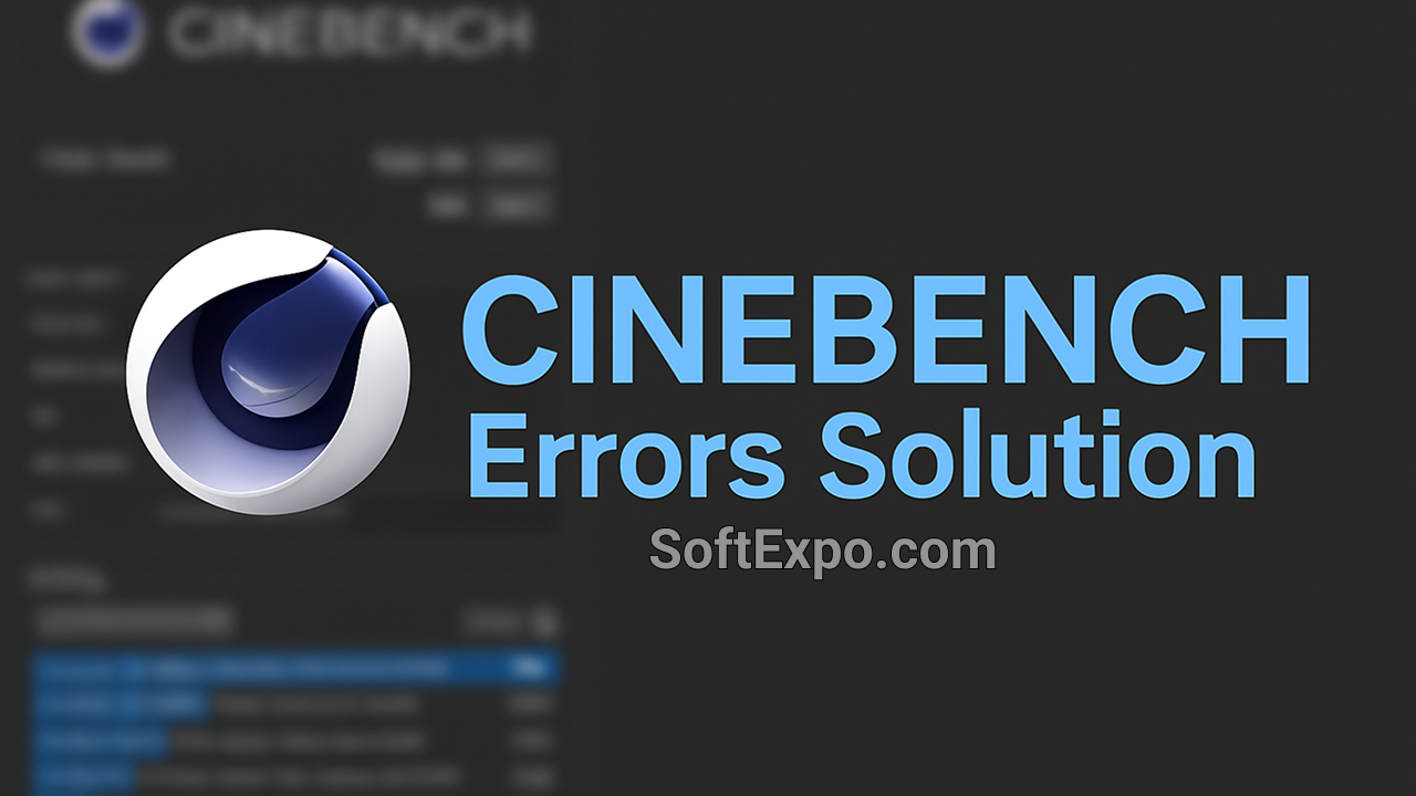 CINEBENCH Main Errors - Solution